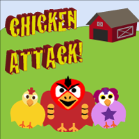 Chicken Attack! - Stop the chickens from crossing the road - Game